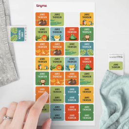 Stick On Clothing Name Labels | Clothing Tag Name Stickers - Tinyme US