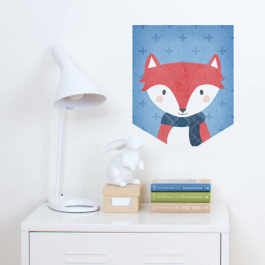 Foxy Wall Banner Decal - Tinyme US